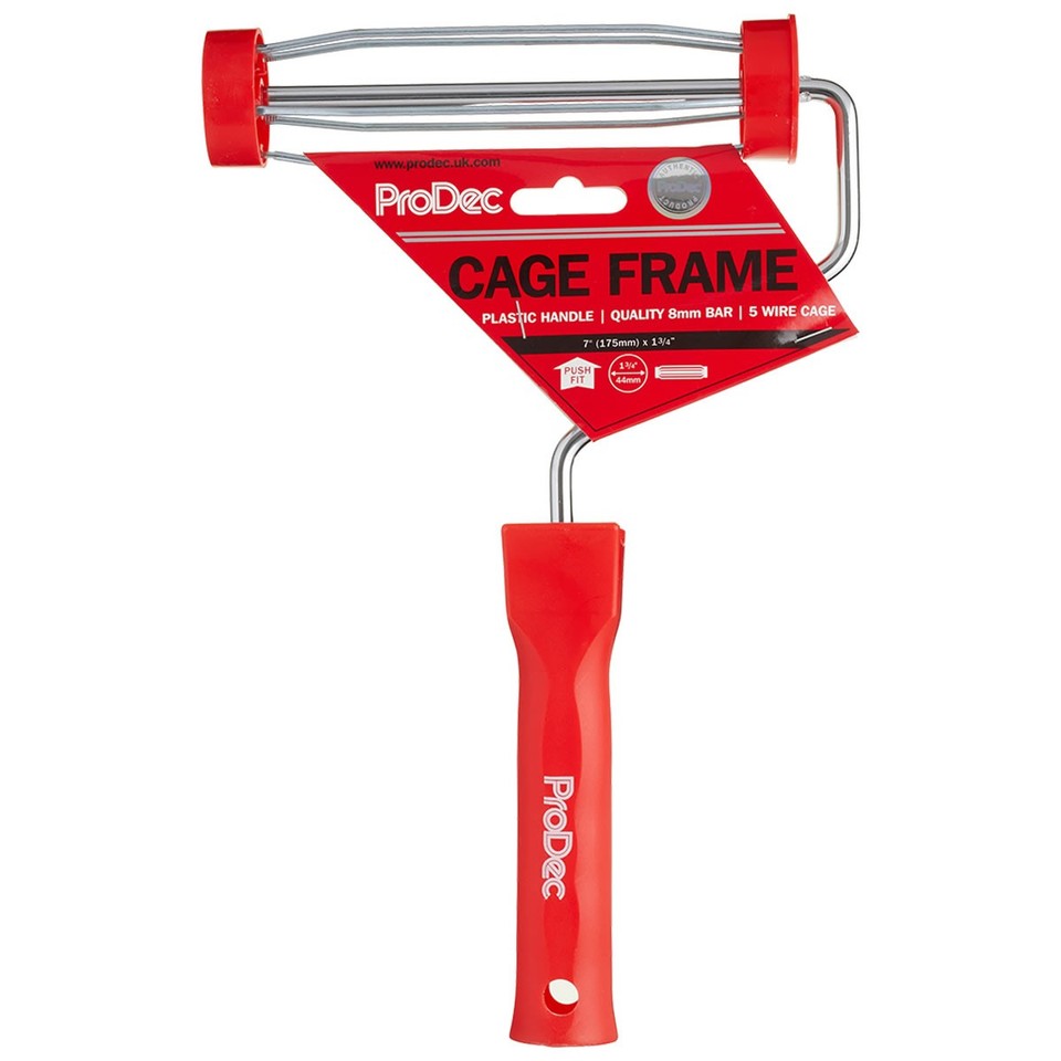 ProDec 7 Inch Paint Roller Cage Frames | Push Fit Roller Frame 7" (175 ...