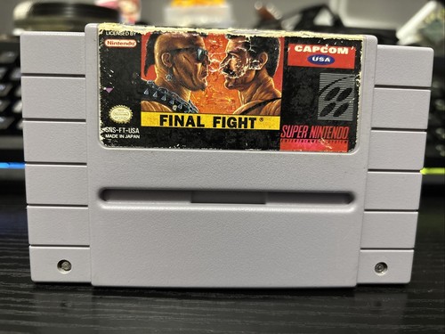 Final Fight (SNES, 1989 Capcom) Label Damaged Fast Shipping | eBay