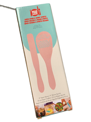 Mad Hungry Spurtle Silicone Set 2-Piece - Kitchen Super Spoon & Skinny ...