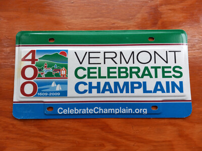 Vermont Sample Plate Vermont Celebrates Champlain NOS | eBay