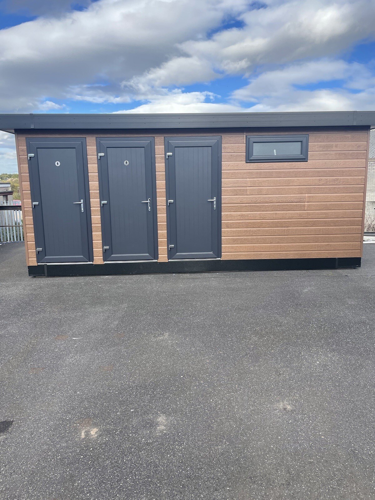 Unisex & Accessible toilet block , modular building, portable Toilet ...