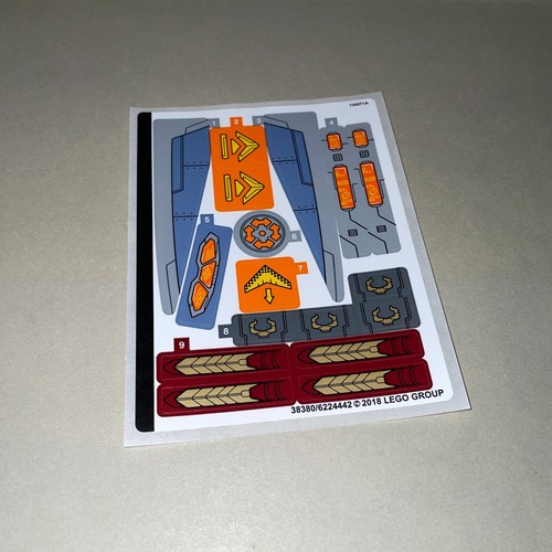 *Lego Superheroes Original Unused Sticker Sheet Thanos Ultimate Battle ...