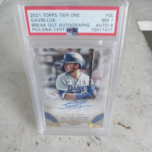 2021 Topps Tier One - Breakout Autographs Gavin Lux #BOA-GLU /250 (AU ...