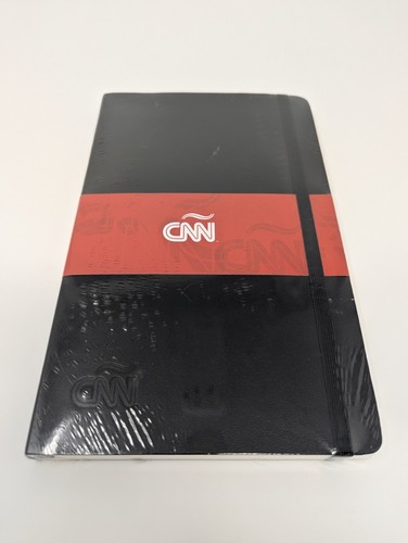 CNN Espanol Spanish Moleskine Reporters Notebook Journal Black New In ...
