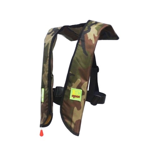 Premium Manual Inflatable Life Jacket Vest Survival PFD Green ...