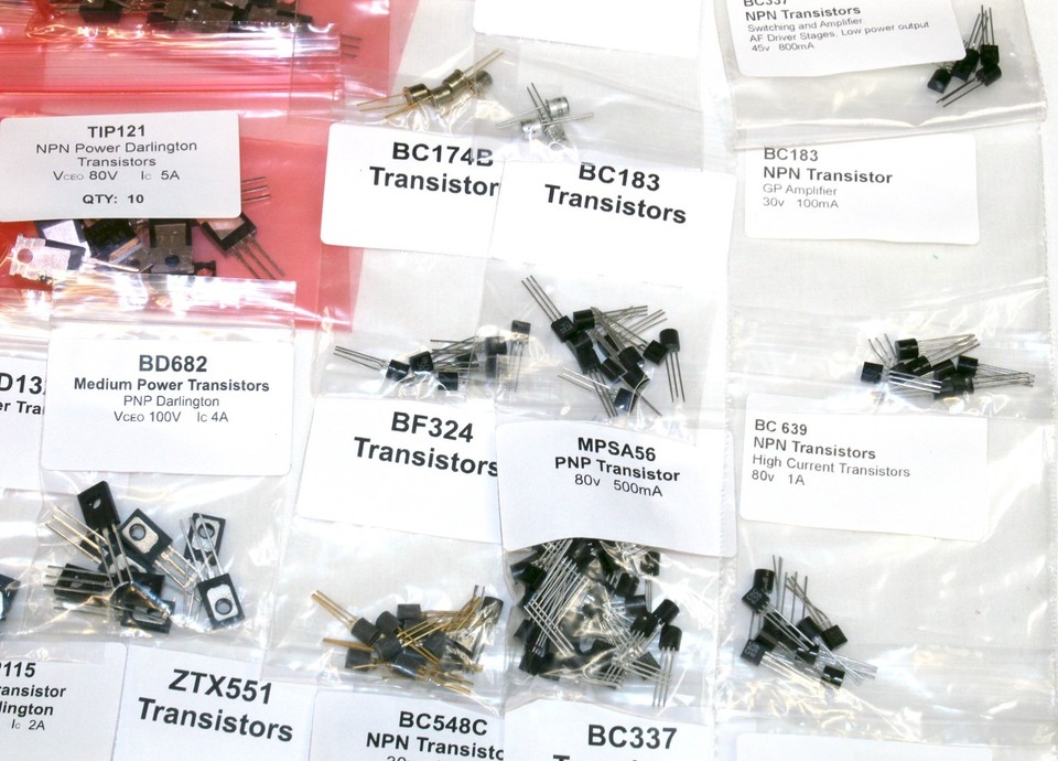 Job Lot of End of Packs – approx. 1.55kg+ Electronics Components - all ...