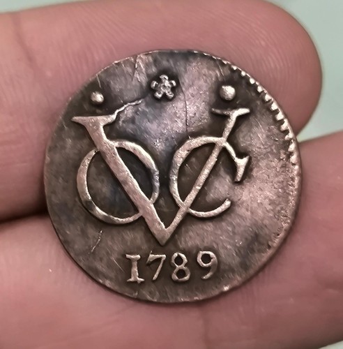 1789 Dutch Netherlands Voc Duit New York Penny West Frisia Rare Date ...