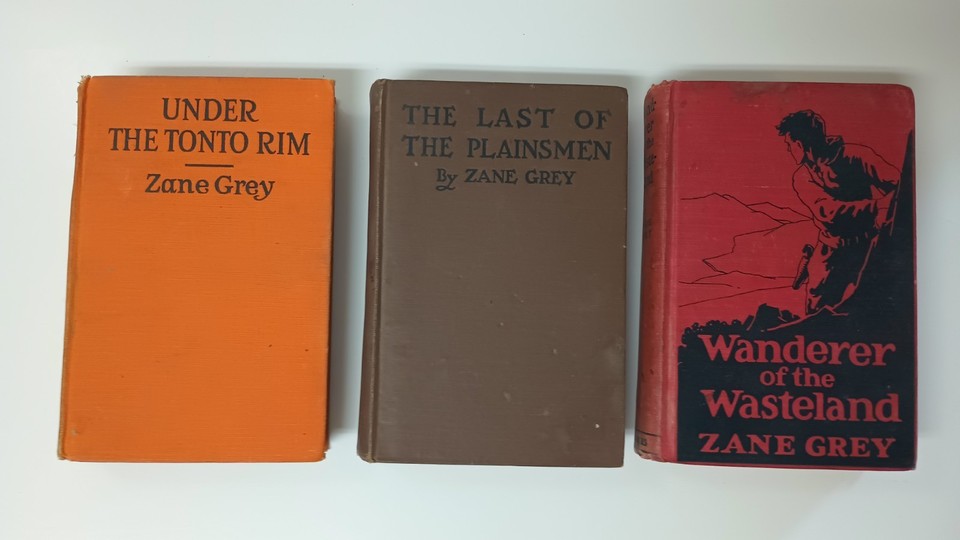 Zane Grey First Edition Hardcover Antique Western Books | eBay