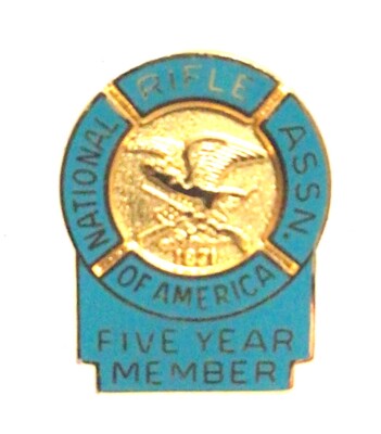 National Rifle Association 5 Year Member Pin NRA S2 | eBay