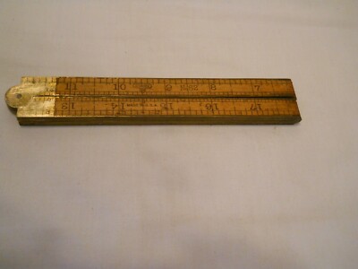 B - Vtg Stanley Sweetheart No. 62 Folding Rule Stanley SW Ruler 24 Inch ...
