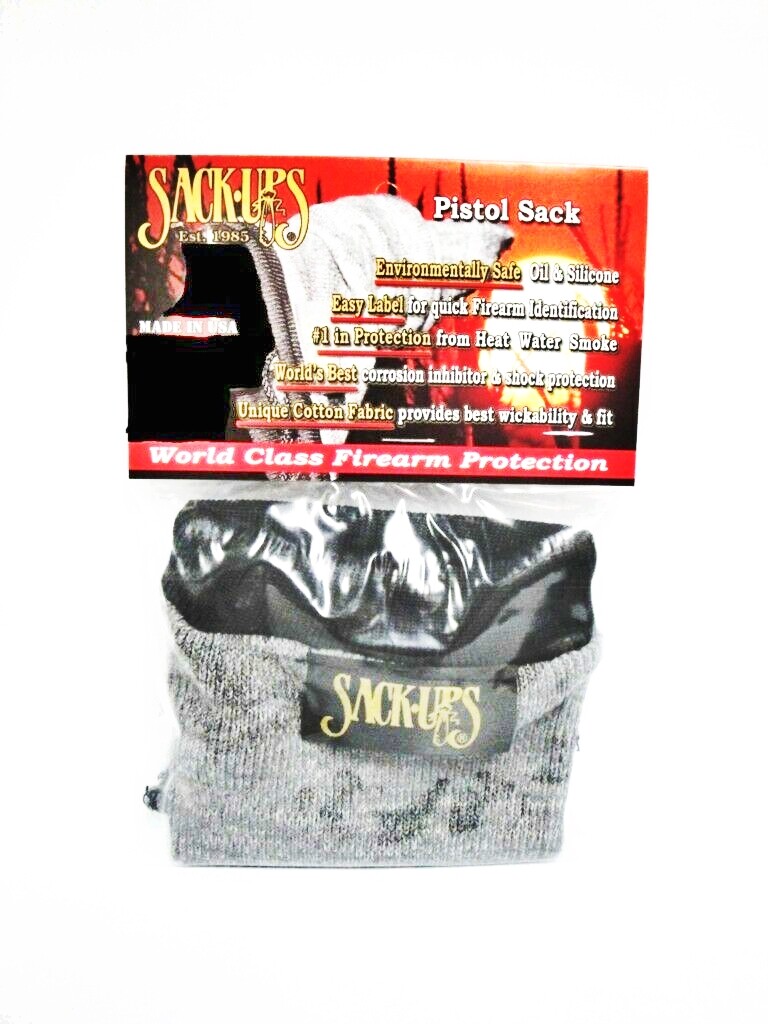 Sack-Ups Pistol 10 Inch Sack Ups Camo Grey Silicone #203 Storage ...