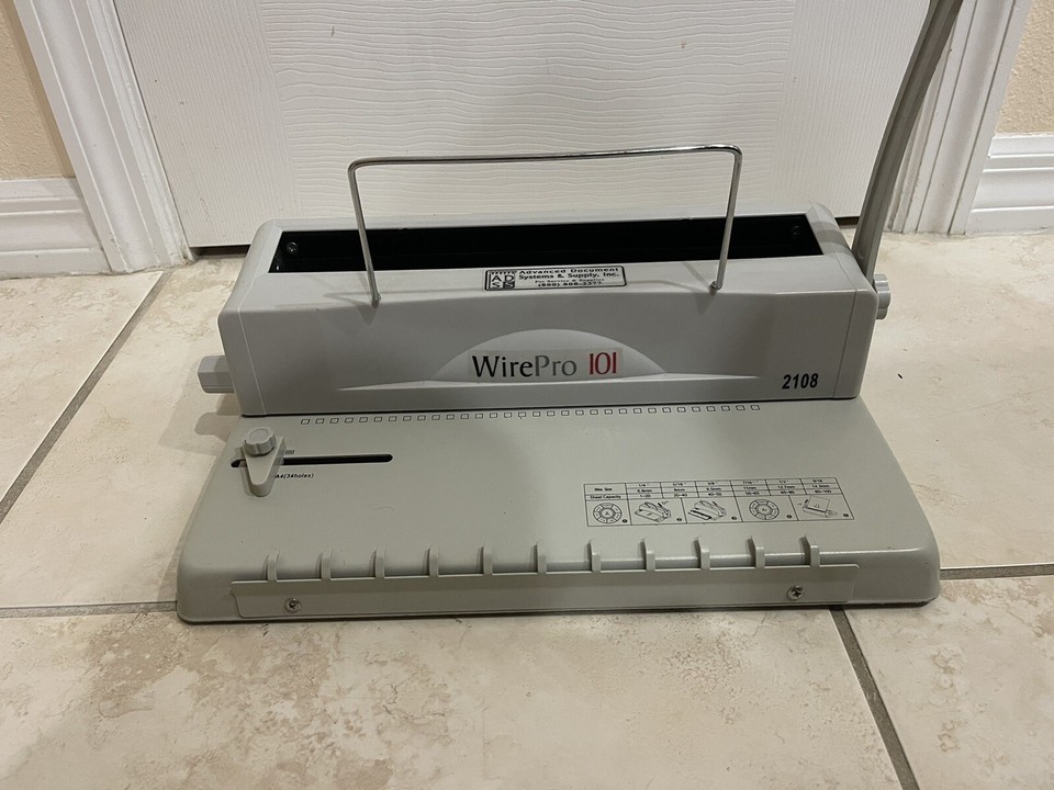 WirePro 101 Wire Binding Machine / Book Binder / Wire Book Binding ...