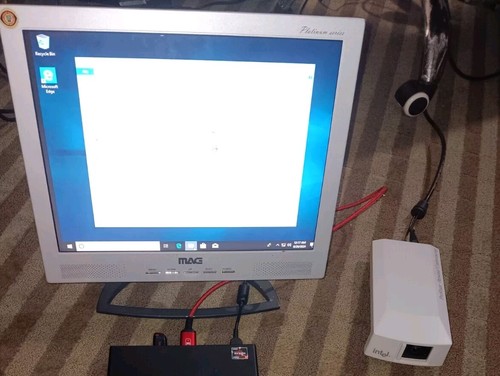 2 Lot Of Mag 568 Monitor & Intel ProShare Personal Conferencing Video ...