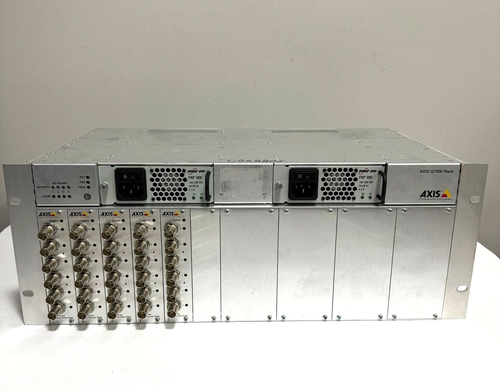 Axis Rack Network Video Server Q7900 w/5 X Axis Q7406 Encoder Blades | eBay