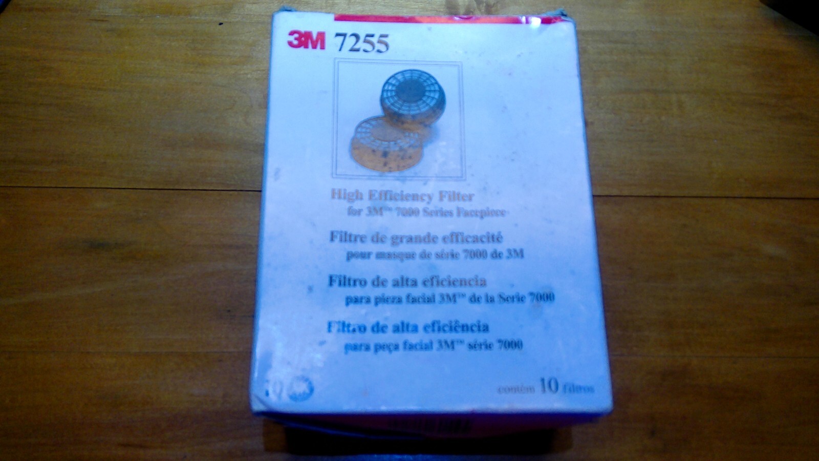 3M #7255 Respirator Filters for 7000 Series, Reusable Lot Of 10 ...