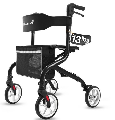 Planet Walk All Terrain Rollator Walker,Super Lightweight 13lbs,300lbs ...