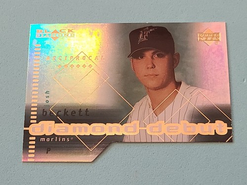 2000 Josh Beckett Upper Deck Black Diamond Debut SP Reciprocal Die-Cut Parallel | eBay