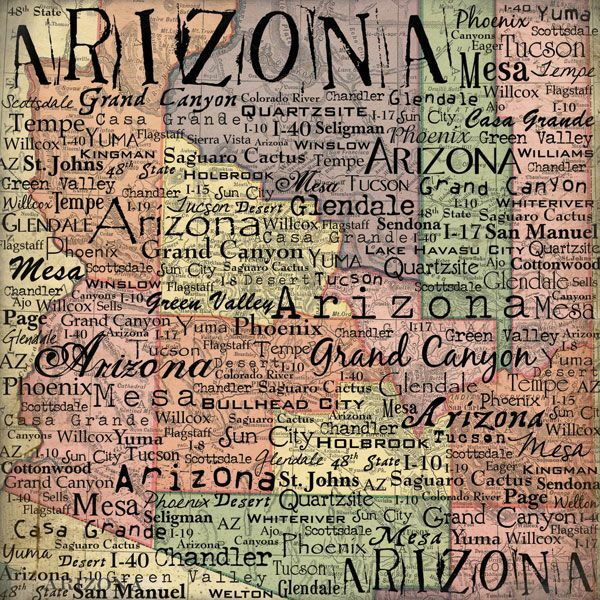 50 States scrapbook papers, Maps, one for each state, Scrapbook Customs ...