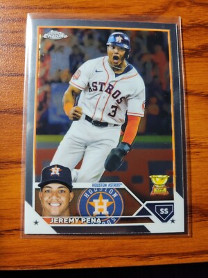 JEREMY PENA 2023 Topps Chrome All Star Rookie Cup Card #113 Houston ...