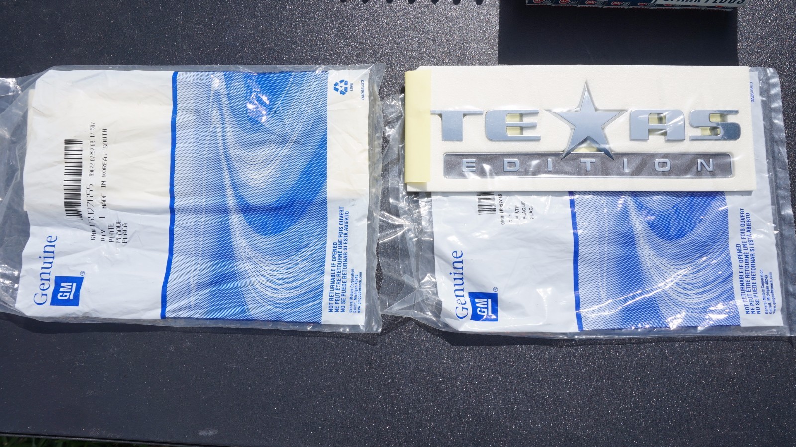 NOS GM 2007-2013 Chevy GMC Silverado Tahoe Texas Edition Nameplate ...