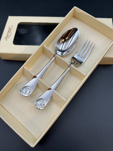Lenox: Williamsburg - Royal Shell Stainless Steel Flatware Baby Set ...