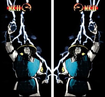 Mortal Kombat 2 Arcade Side Art Artwork Full Size Mk2 MKll Midway 2pc ...