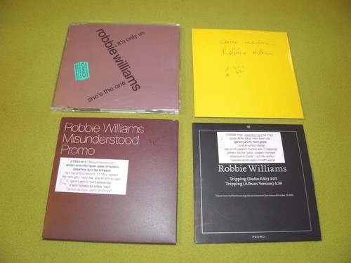 Robbie Williams - SELTENE 4xCD Promo + israelisches Hebräisch Israel ...