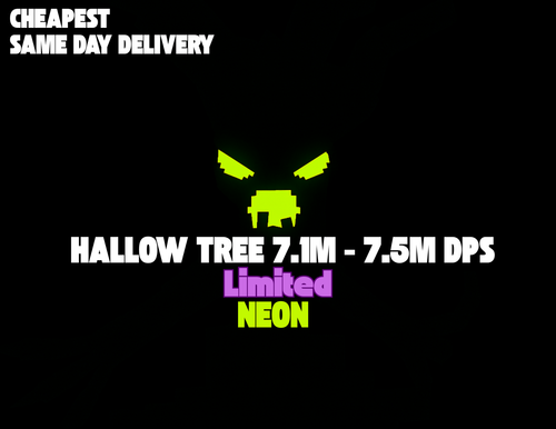 Huge Neon Hallow Tree 7.1-8.6M DPS LVL 10 | Plants Vs Brainrots ...