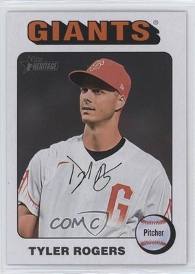 2024 Topps Heritage White Border Tyler Rogers #485 | eBay UK