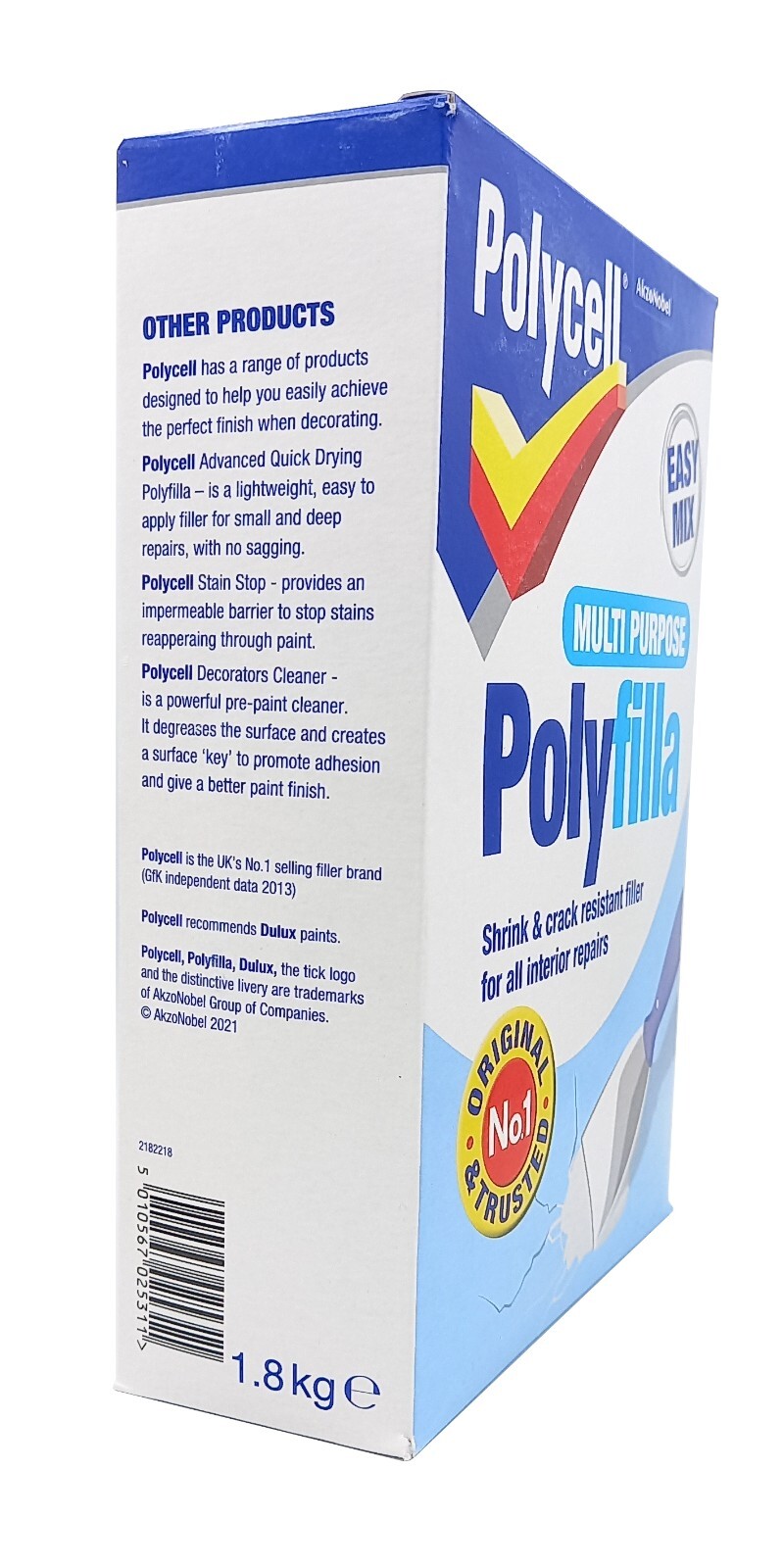 Filler Plaster Repair Polyfilla Wall Ceiling Holes Cracks Polycell ...