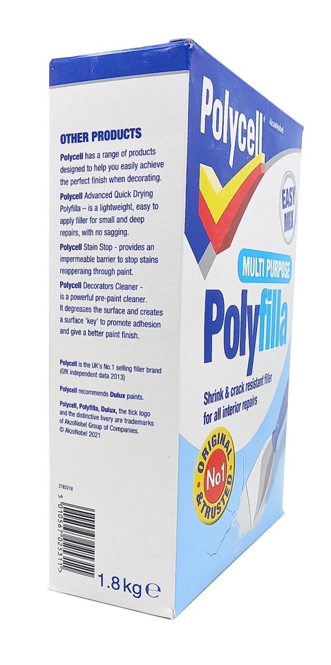 Filler Plaster Repair Polyfilla Wall Ceiling Holes Cracks Polycell ...