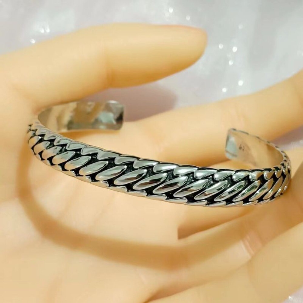 2pcs Handmade Open Bangle Personality Twisted Cuff Bracelet Women | eBay