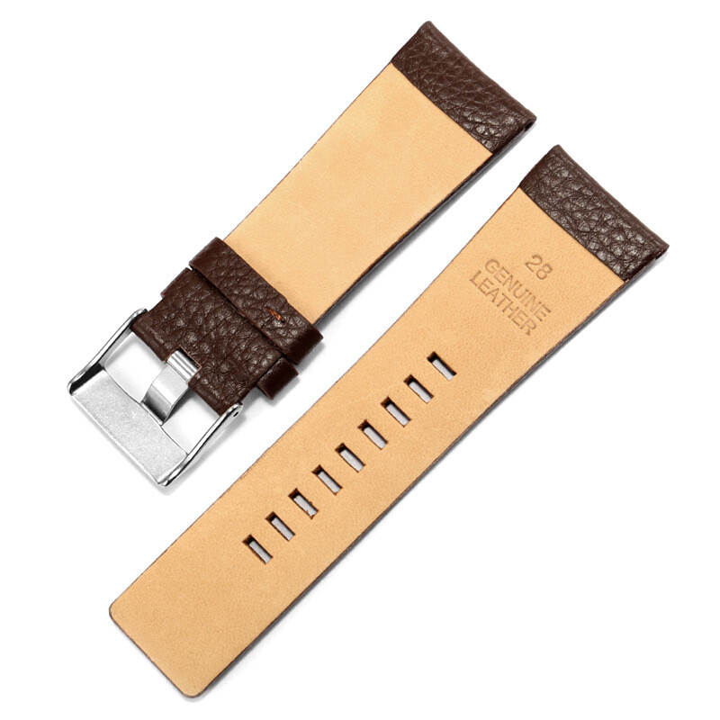 24/26/27/28/30/32mm Leather Strap For Diesel DZ Watches Watch Band ...