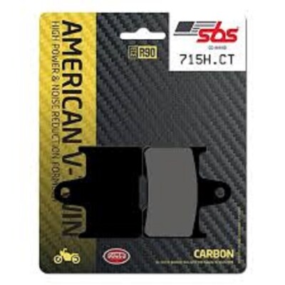 Carbon Rear Brake Pads For 14+ Harley Sportster XL 1200 883 41300053 ...