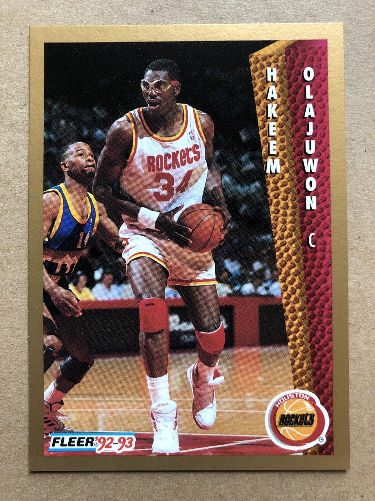 1992-93 Fleer Houston Rockets Basketball Card #84 Hakeem Olajuwon | eBay