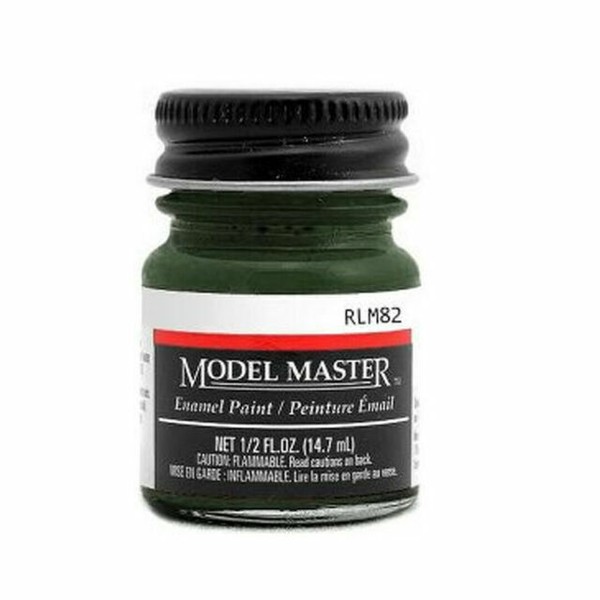 Testors Model Master Enamel 2091 Dunkelgrun RLM 82 Luftwaffe Dark Dreen ...