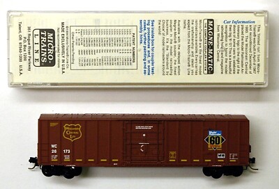 MTL Micro-Trains 27210 Wisconsin Central WC 26173 boxcar "Model ...
