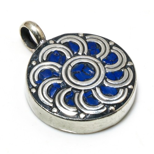 Anniversary Gift Lapis Lazuli Gemstone 925 Sterling Silver Jewelry ...