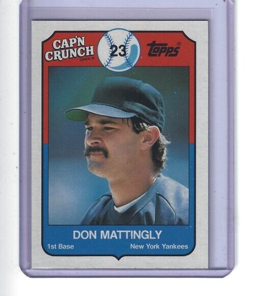1989 Topps Cap'n Crunch Card #8 Don Mattingly | eBay