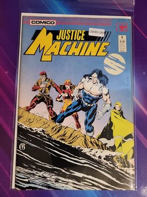 JUSTICE MACHINE #5 VOL. 2 HIGH GRADE COMICO COMIC BOOK CM49-180 | eBay