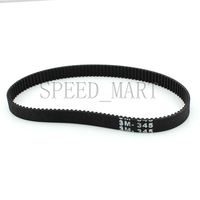 345-3M HTD 3mm Timing Belt 115 Tooth Cogged Rubber Geared 10mm Wide CNC ...