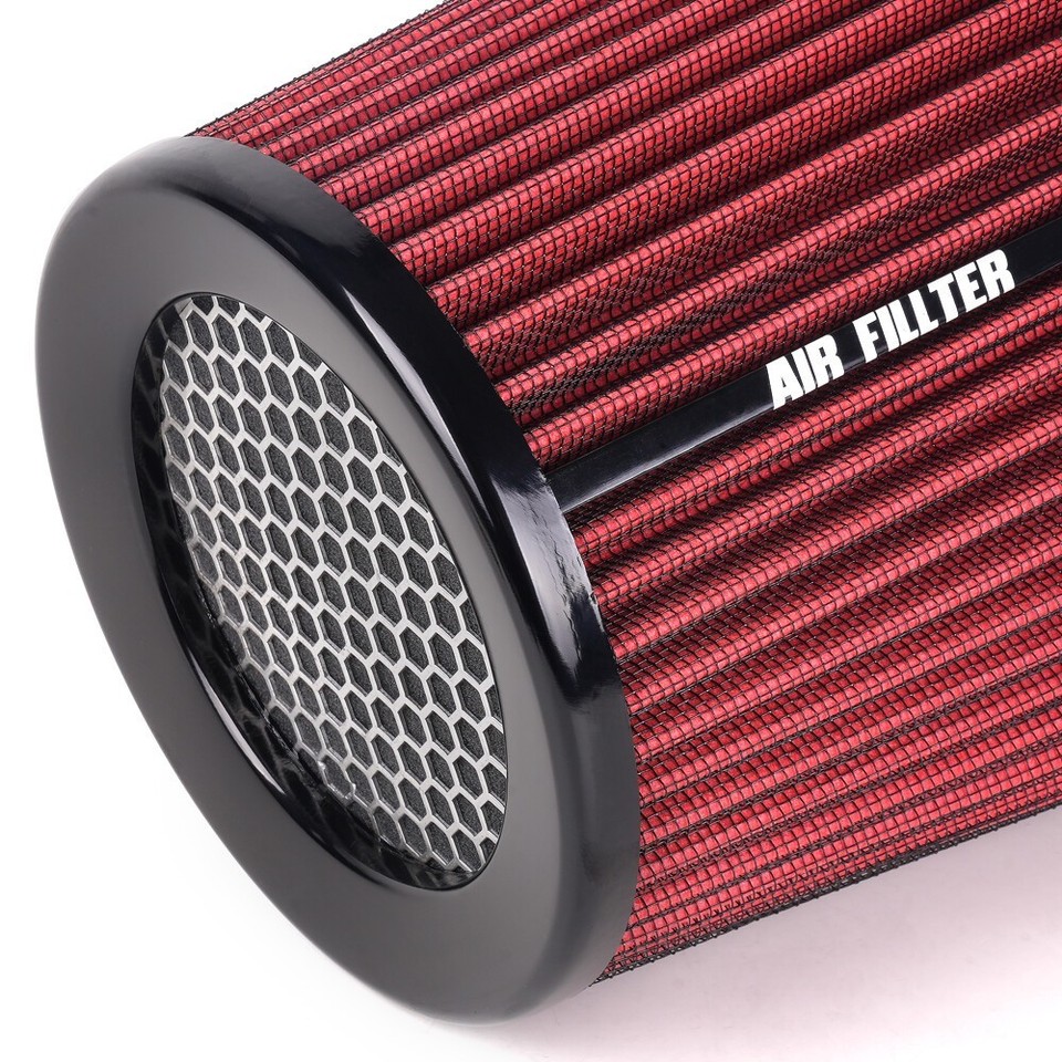 High Flow Performance Cold Air Intake Air Filter 3", 3.5", 4" Inlet, 6. ...