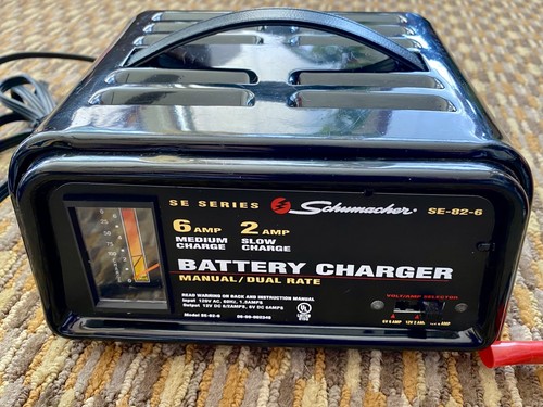 Schumacher SE-82-6 Series 6/2Amp 6/12V Battery Charger TESTED WORKING ...