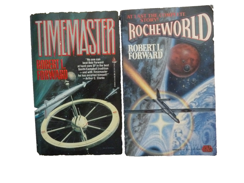 FOUR (4) ROBERT L. FORWARD MMPB: Dragon's Egg; Rocheworld; Starquake ...