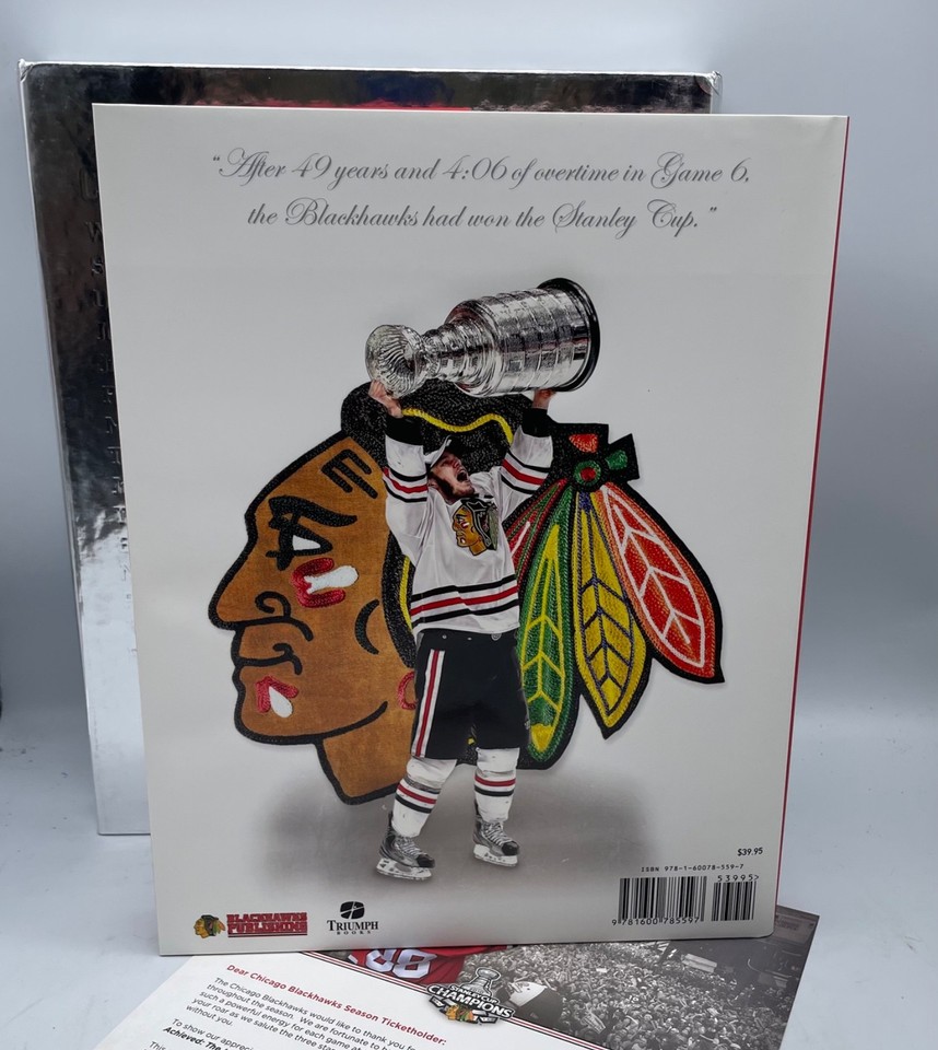 One Goal Achieved Stanley Cup Chicago Blackhawks Book w/ case Hockey ...