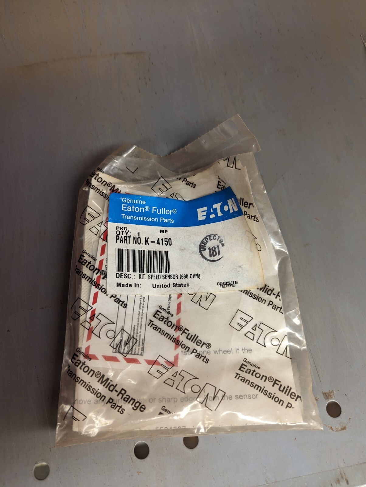 Eaton Fuller OEM Speed Sensor Kit K3612 | Newer Fuller Number K-4150 ...