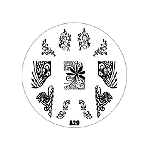 Stamping Nailart Schablone für Stamping Lack Nr. STL-A29 | eBay.de