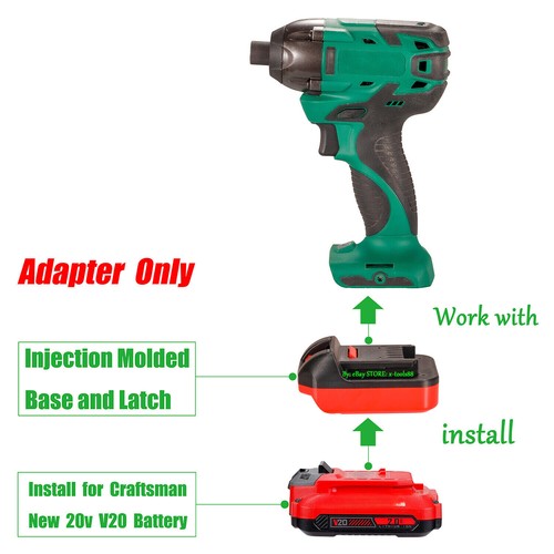 1x Adapter for Craftsman V-20 Battery To Power for Masterforce BOOST ...