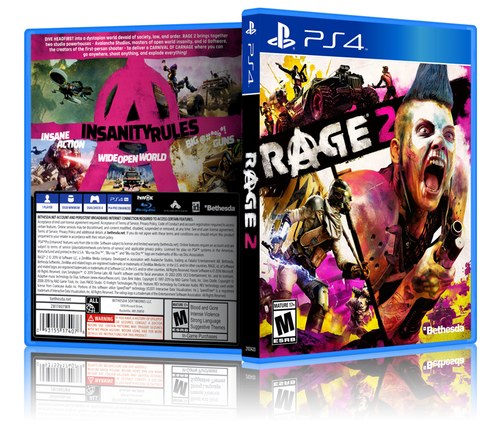 Rage 2 - Replacement PS4 Cover and Case. NO GAME!! | eBay