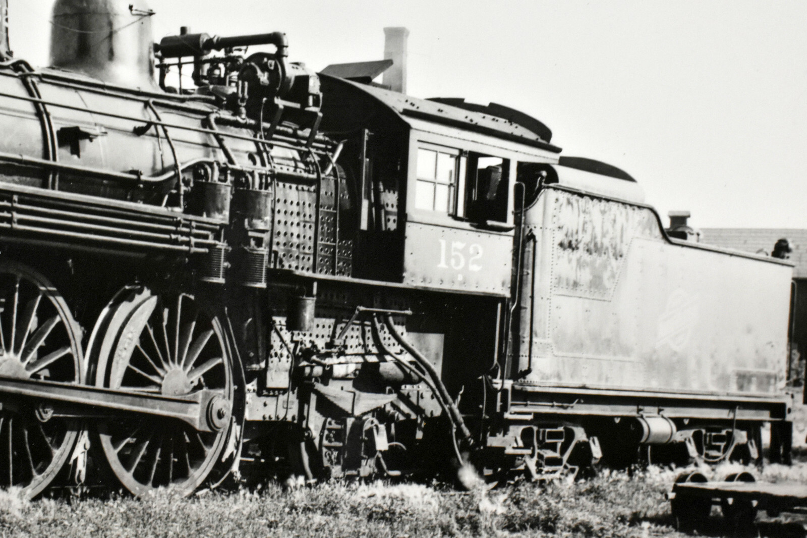VTG RPPC Real Photo Postcard CNW Chicago North Western 4-4-2 Locomotive ...